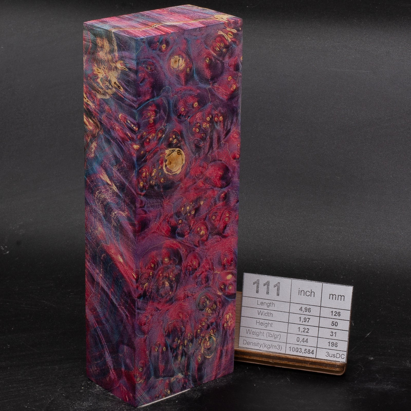 RED MAPLE BURLS by Oleg (Knife-Wood)