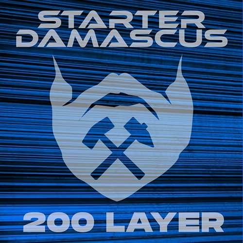 Buy Baker Forge & Tool Starter Damascus (200 Layer) Ripple